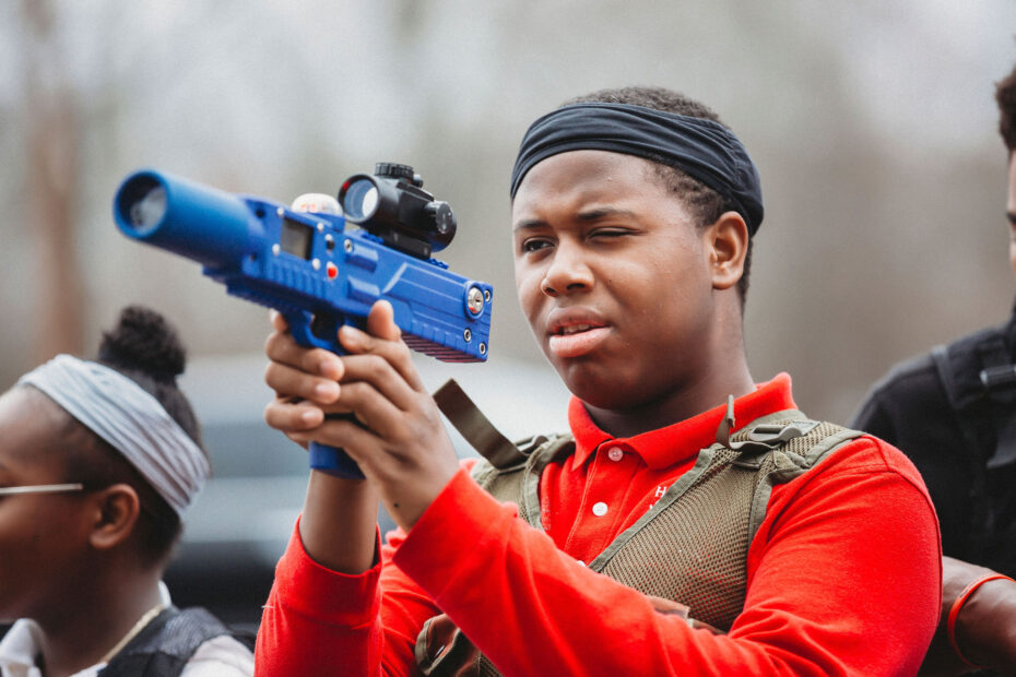 Atlanta game truck, laser tag, tailgate party, limo fun bus